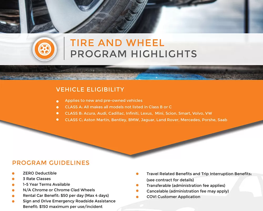 Wheel & Tire Protection - Car Leasing, Business & Personal Deals ...